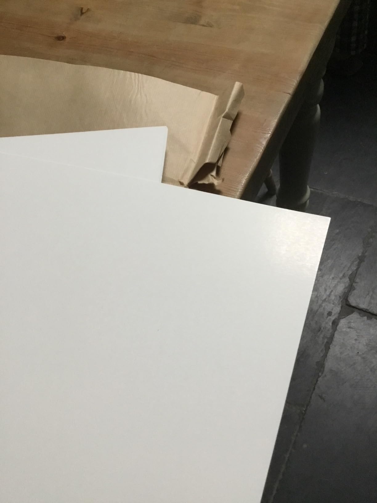 Blake Paper a3 (297 x 420 mm) White Gloss Box Making Card 400gsm - Pack ...