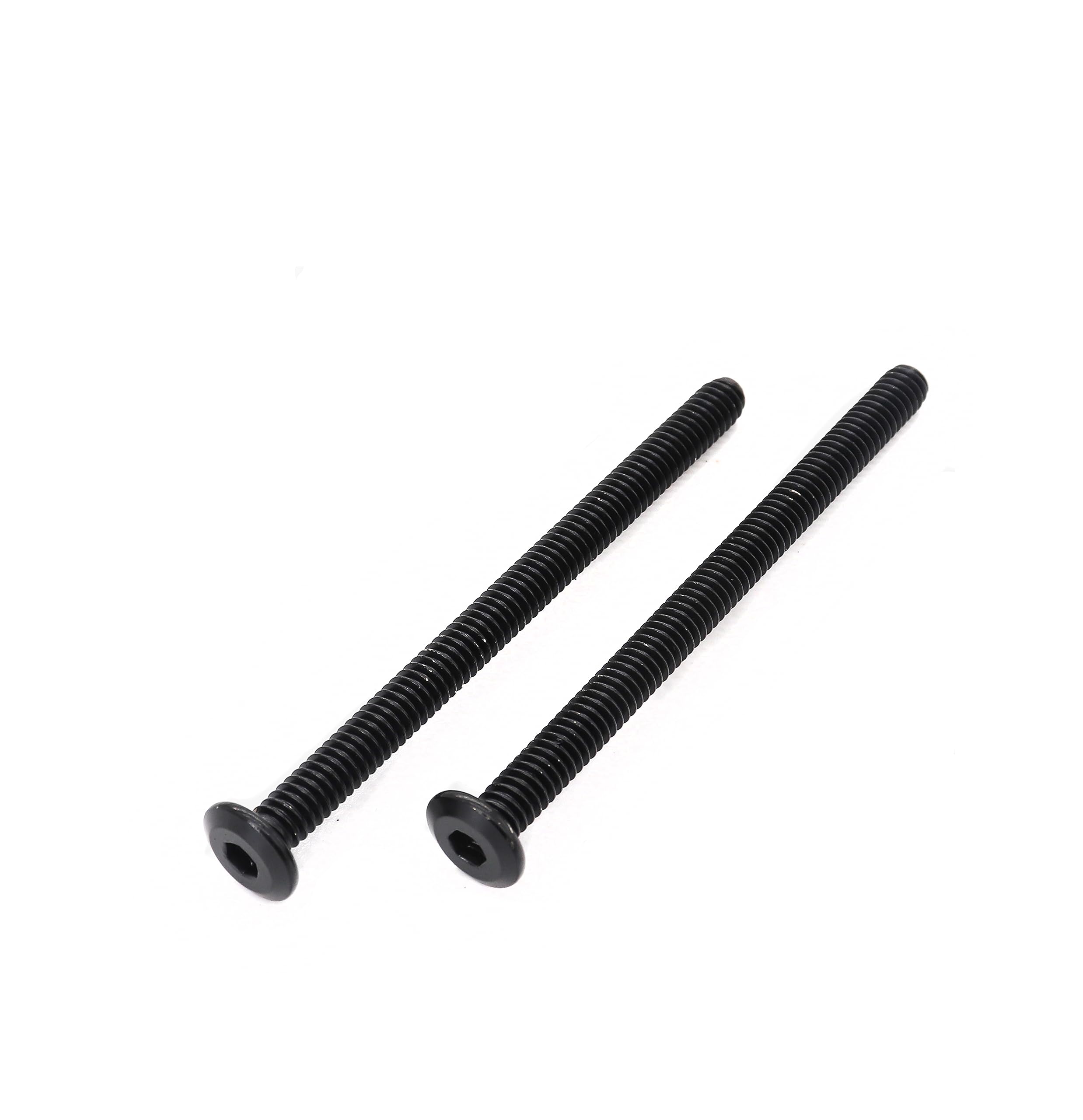 Snapklik.com : 12-Pack M6 X 100mm Black Flat Head Allen Head Joint ...