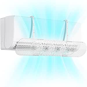 Amazon.com: Adjustable Air Conditioner Deflector - Retractable AC Vent ...