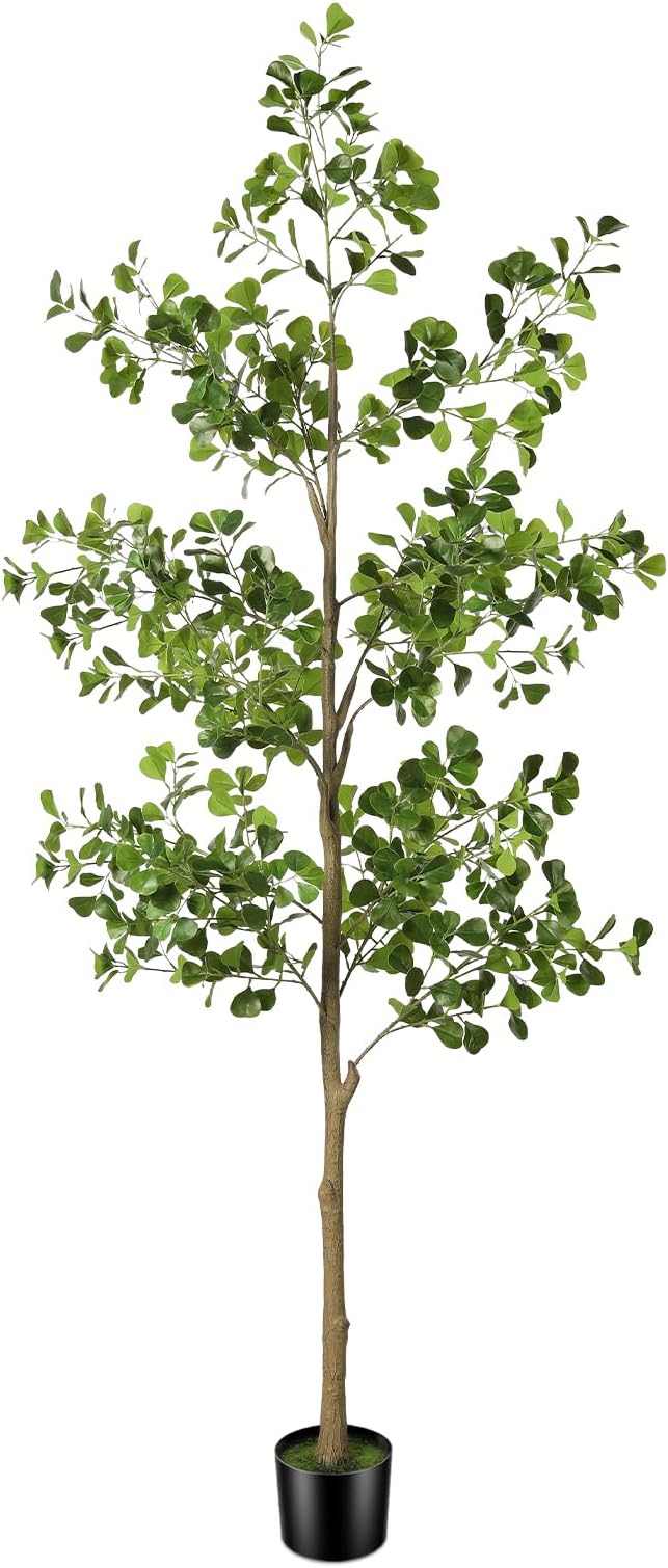 Amazon.com: Faux Black Olive Tree 6FT Tall Fake Olive Tree with Natural Trunk and Realistic ...
