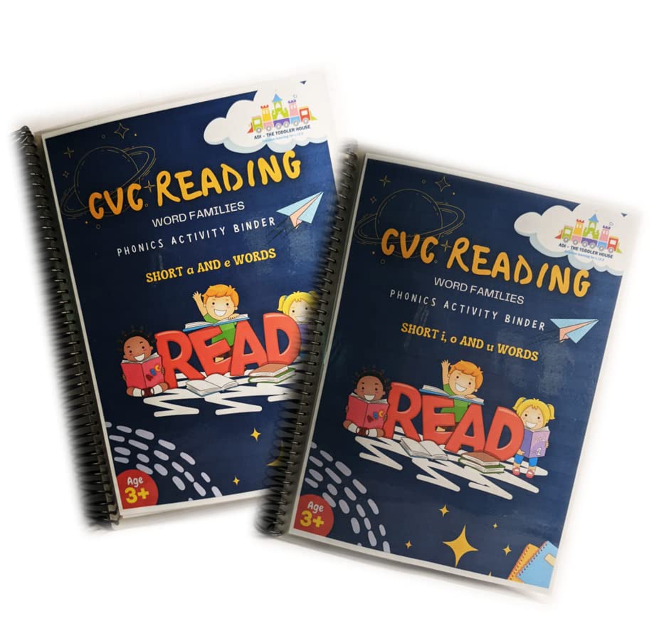 Buy CVC Reading - 22 Word families - Phonics activity binder | 110 ...