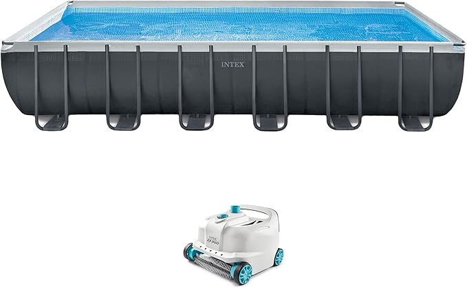 Amazon.com: Intex 24' x 12' x 52" Rectangular Ultra XTR Frame Swimming ...