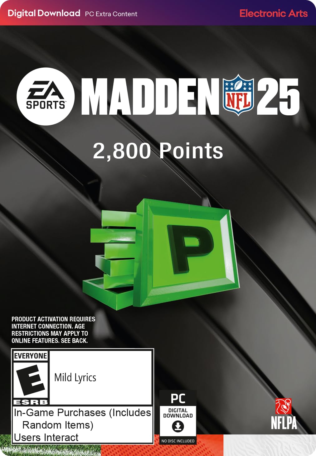 Amazon.com: Madden NFL 25 - 2800 Madden Points - EA App - PC [Online ...