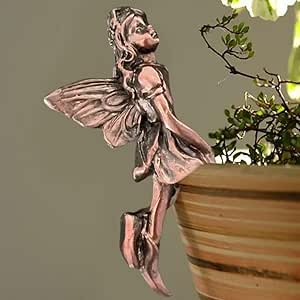 Amazon.com: Flower Fairy Potted Pendant, Miniature Fairies Figurine ...