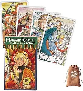 Amazon.com: Hanson Roberts Tarot Cards with Bag Family Game : Toys & Games