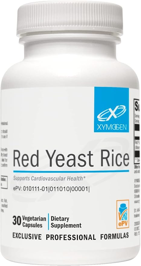Amazon.com: XYMOGEN Red Yeast Rice - Non-GMO Red Yeast Rice Supplement ...