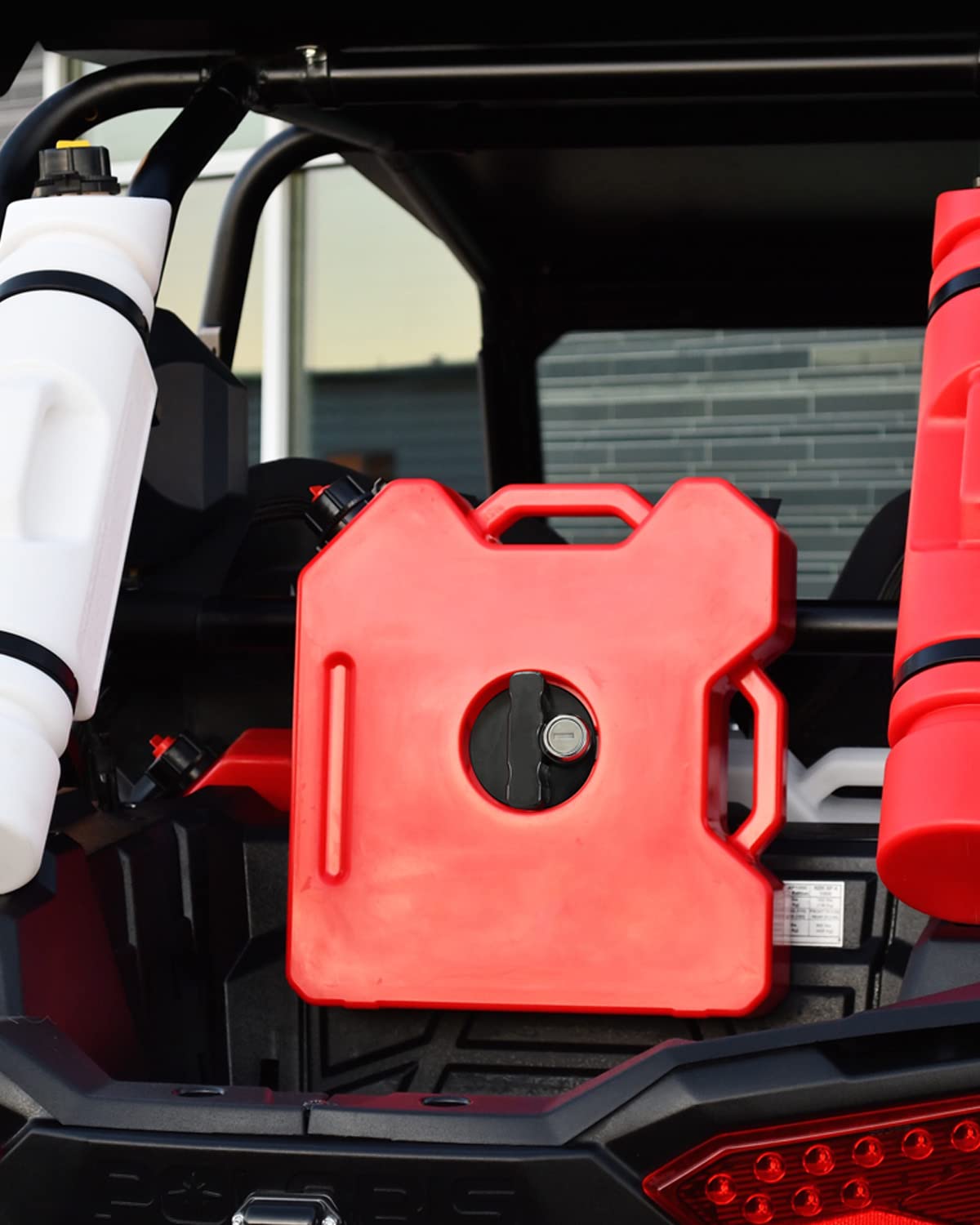 Snapklik.com : UTV ATV Gas Can Mount For 3L 5L Fuel Tank Barrel