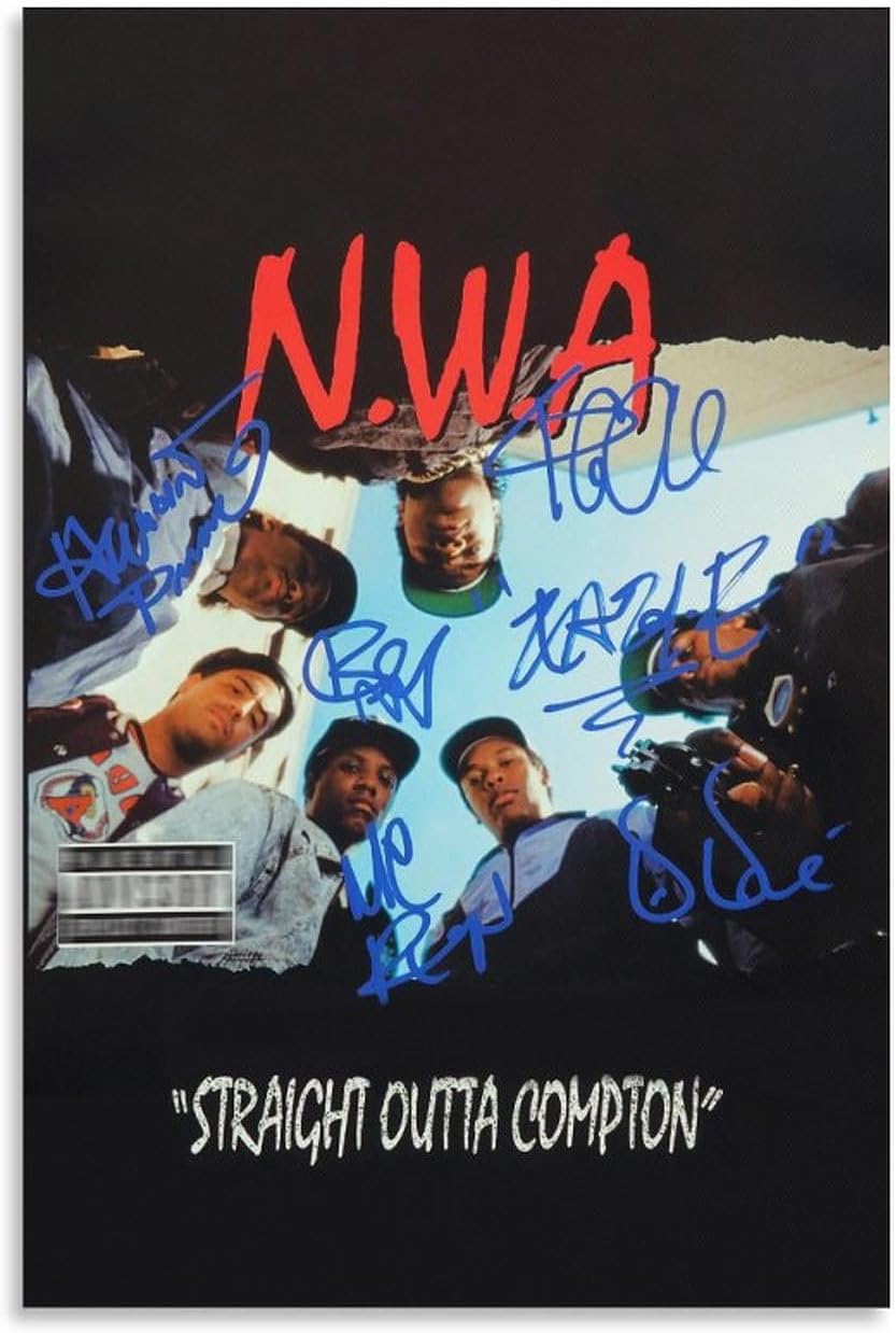 Amazon.com: DIDIDO N.W.A. - STRAIGHT OUTTA COMPTON Album Cover Canvas ...