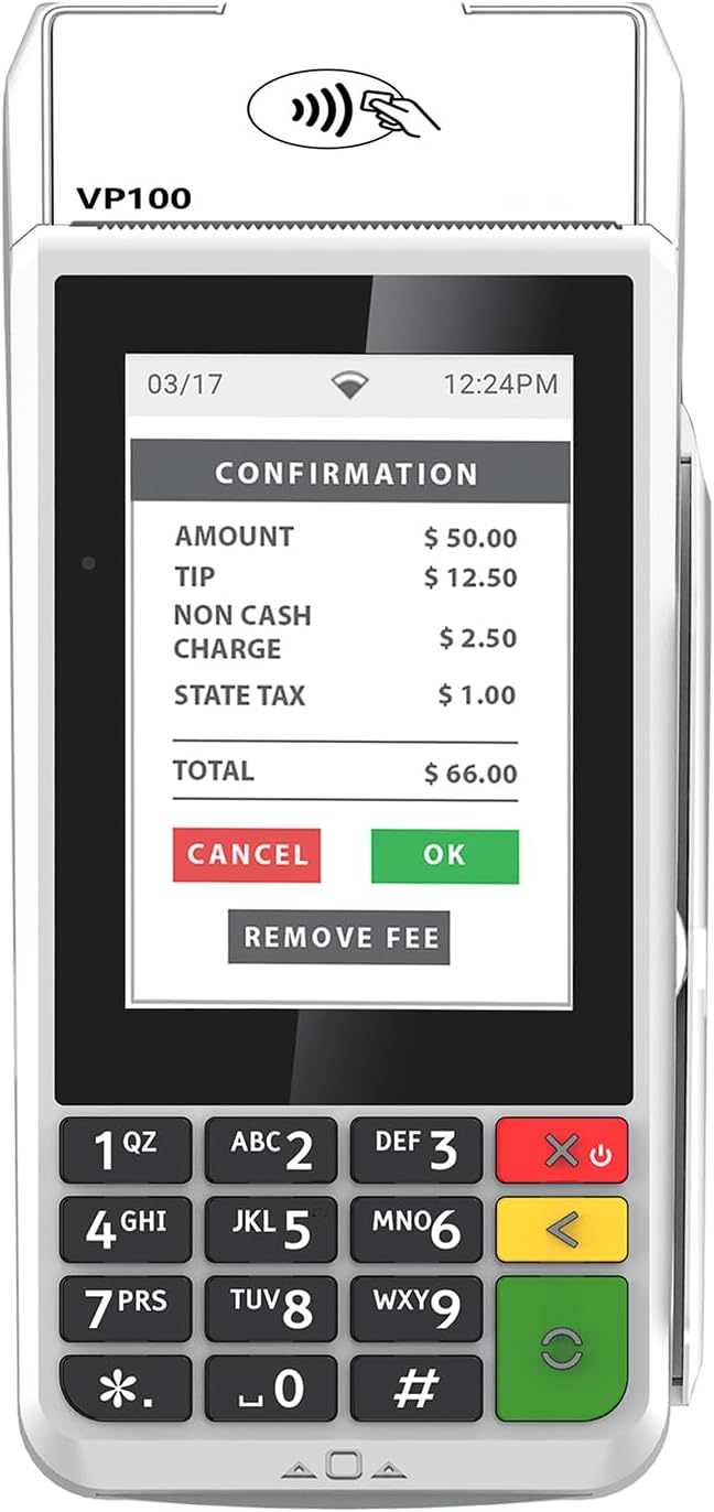 Amazon.com : Valor PayTech VP100 POS Terminal | Innovative Countertop Solution with 3.5” LCD ...