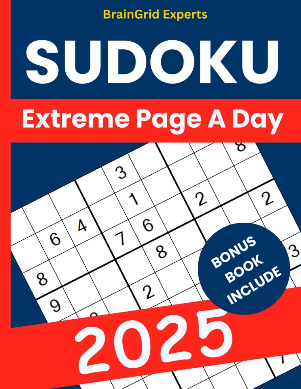 Sudoku 2025 Page A Day Extreme Challenge: 365 Extremely Hard Sudoku ...