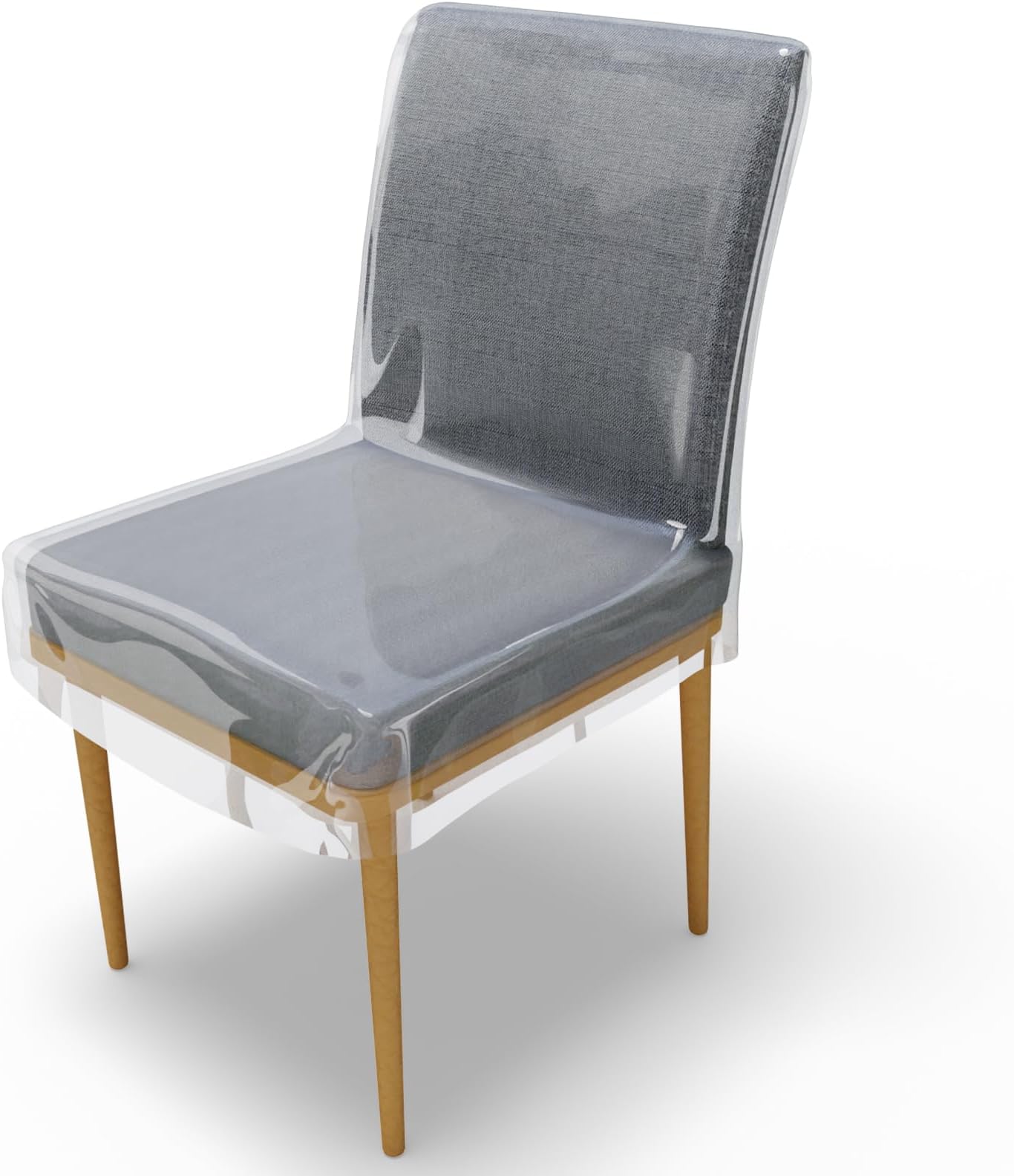 Amazon.com: LDXDRU 6 Pack Plastic Chair Covers for Dining Chair, Clear ...