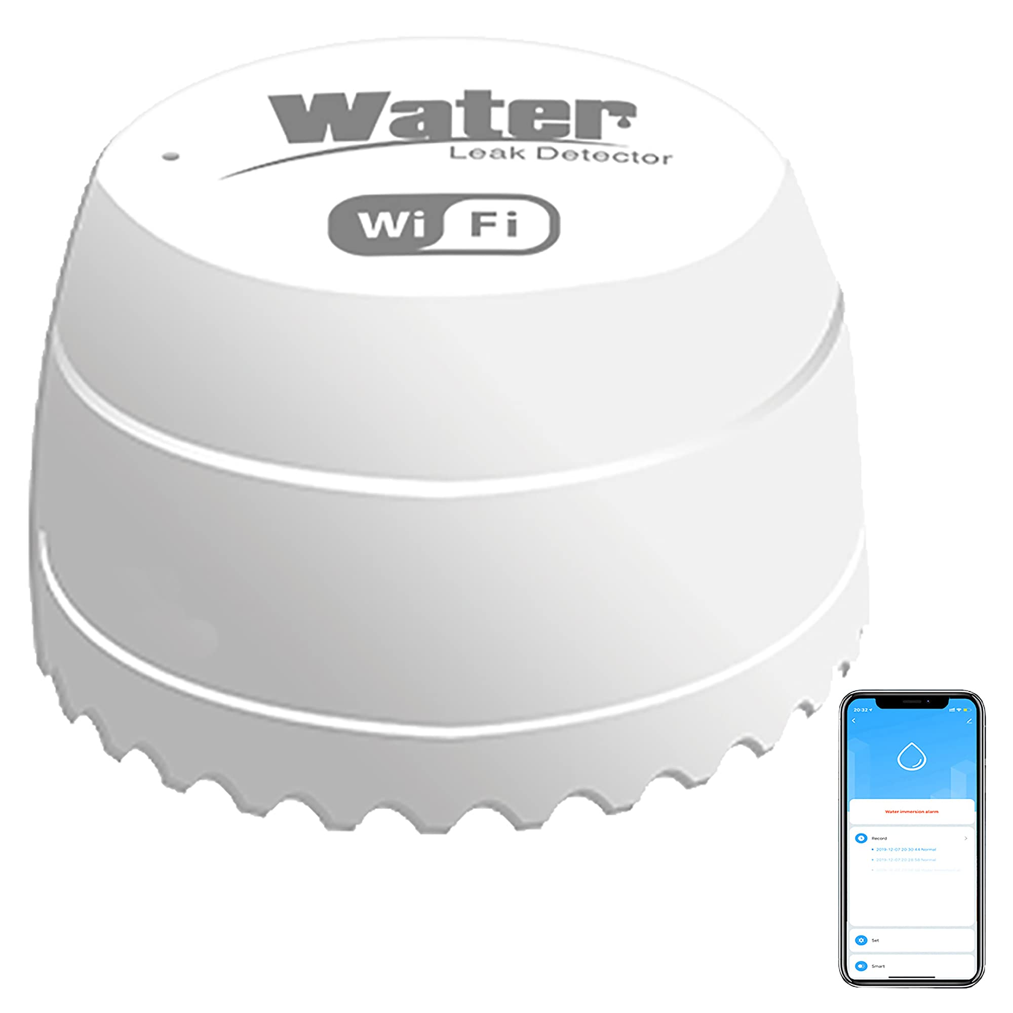 Buy Gaoducash Wifi Water Leak Sensor Alarm Smart Water Sensor Wireless Water Leak Detector