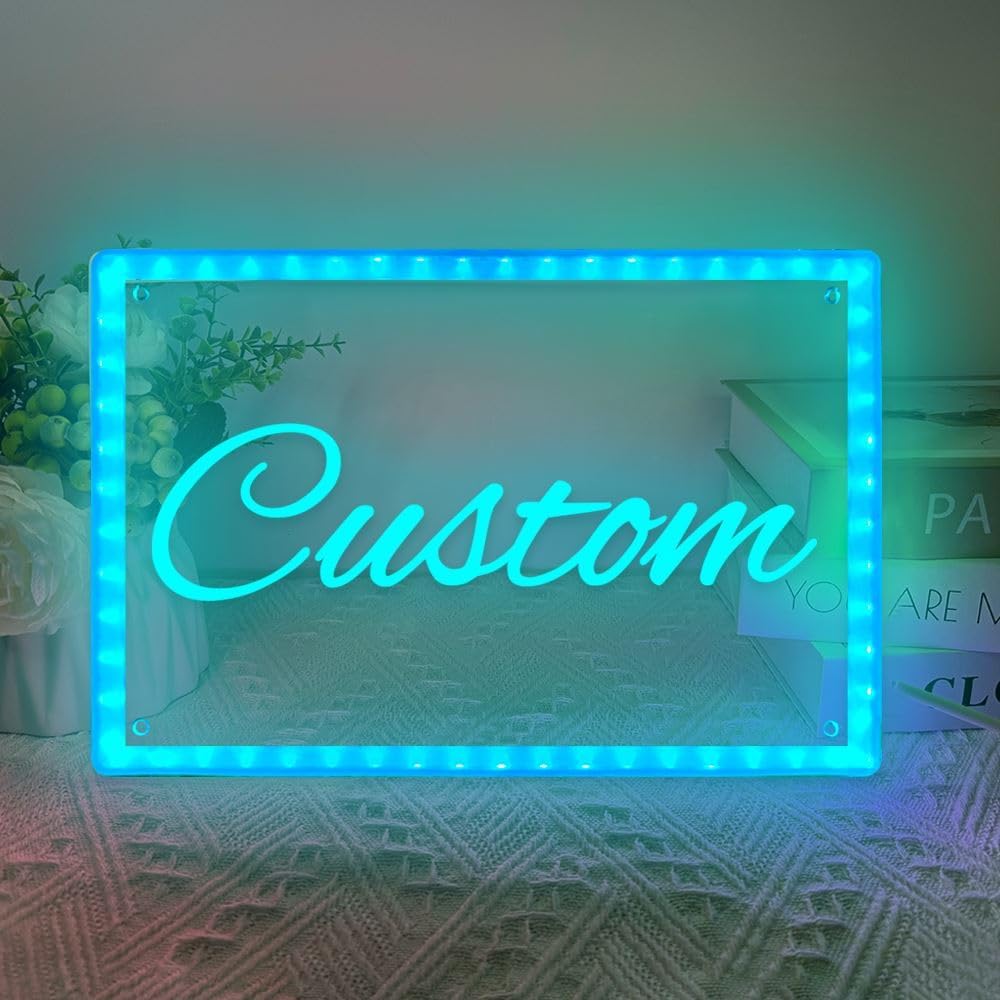 KFIEJJSFQ Custom Neon Signs for Wall Decor, Large Personalized Name ...