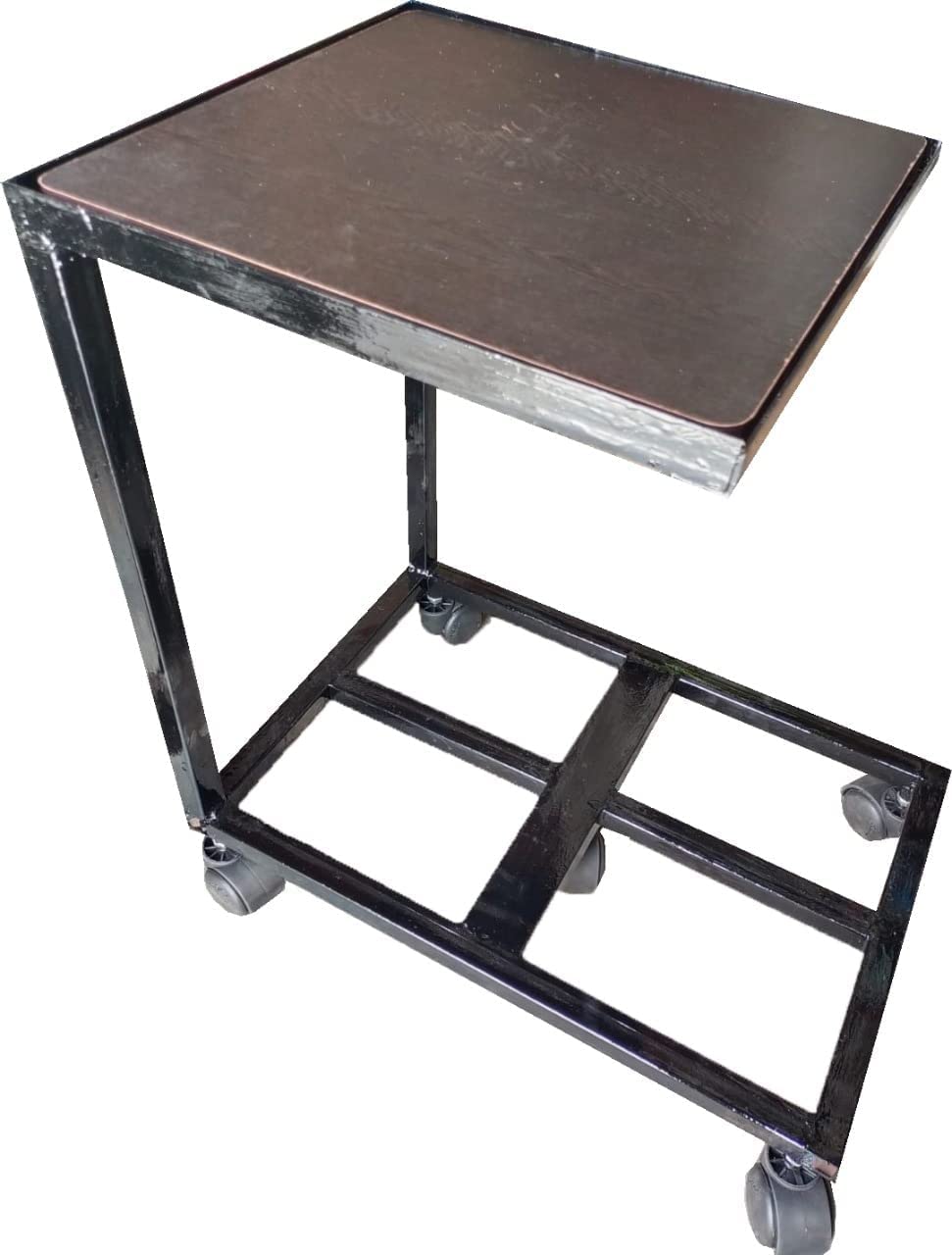 HIMAJI Double Inverter UPS Battery Trolly Stand for Home and Office ...