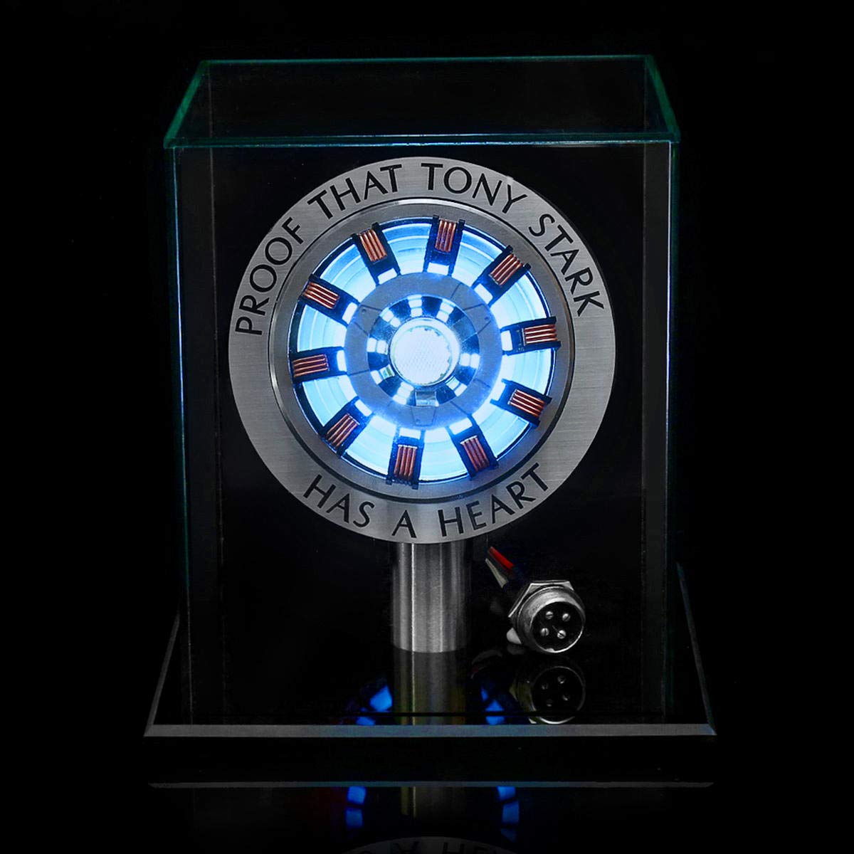 Hvlystory MK2 DIY Arc Reactor Lamp Stainless Steel Kit Illuminant LED ...