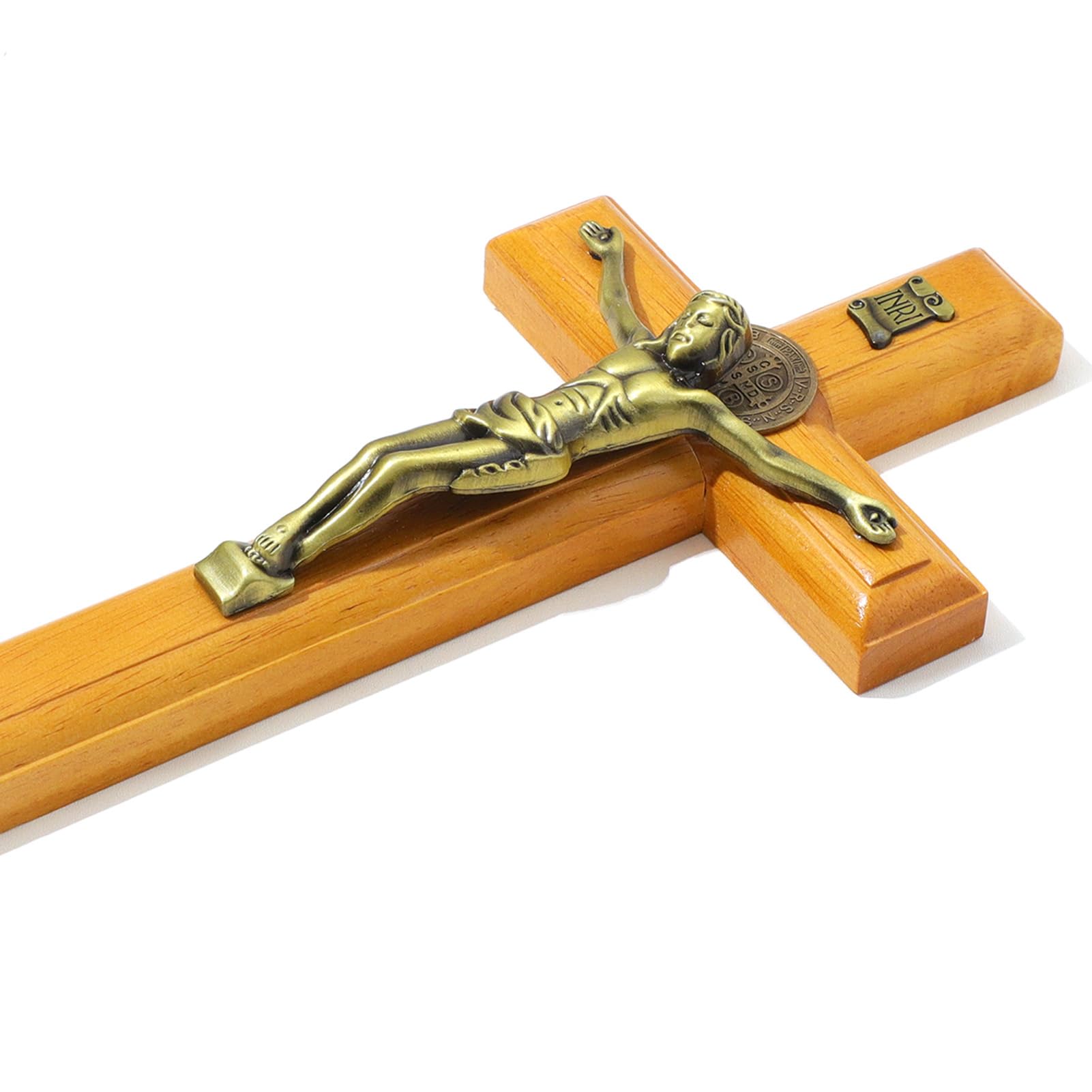Snapklik.com : 10 Inch Crucifix Wall Cross, Handmade Jesus Christ ...