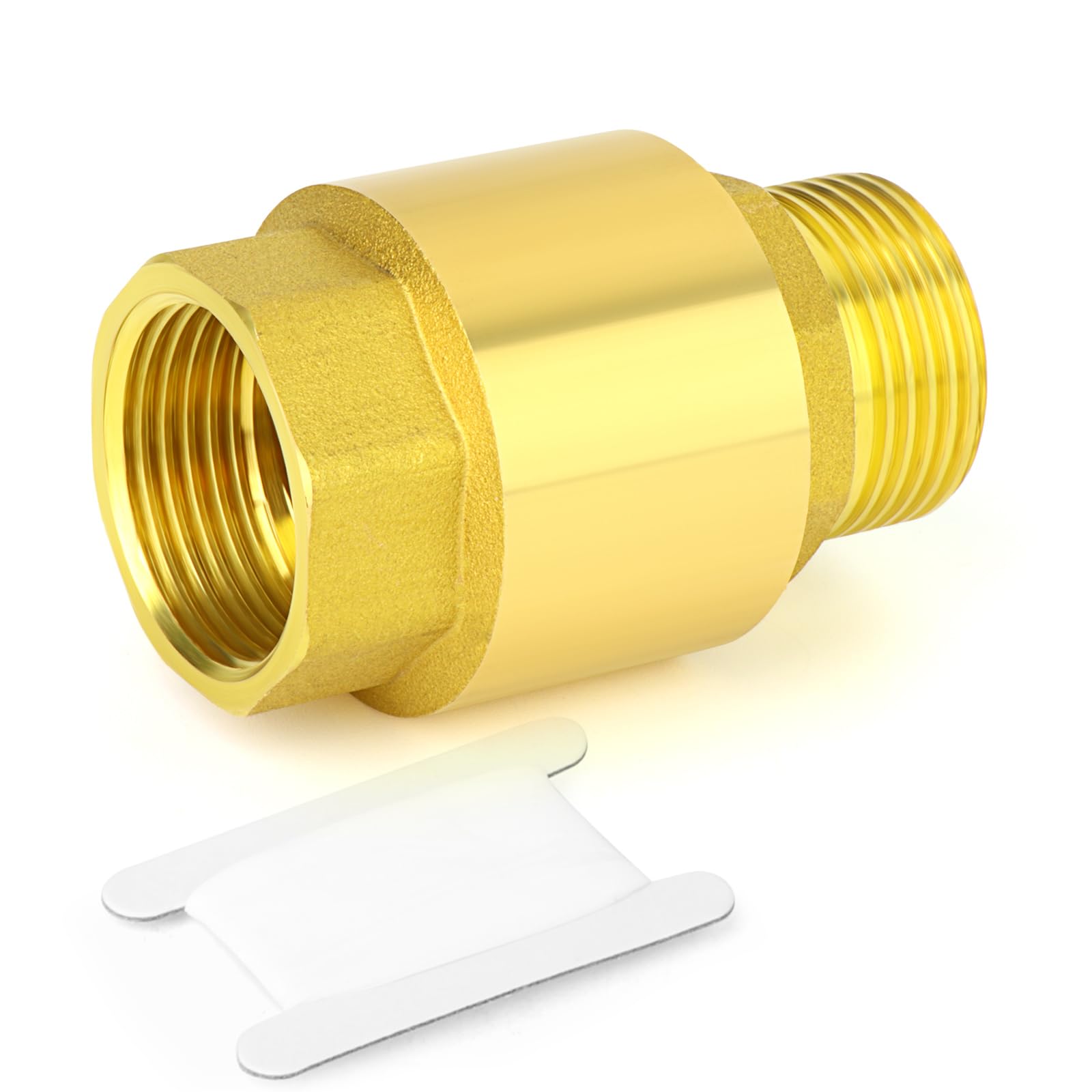 Snapklik.com : GASHER 2PCS Brass Check Valve DN15 1/2 Female And Male ...
