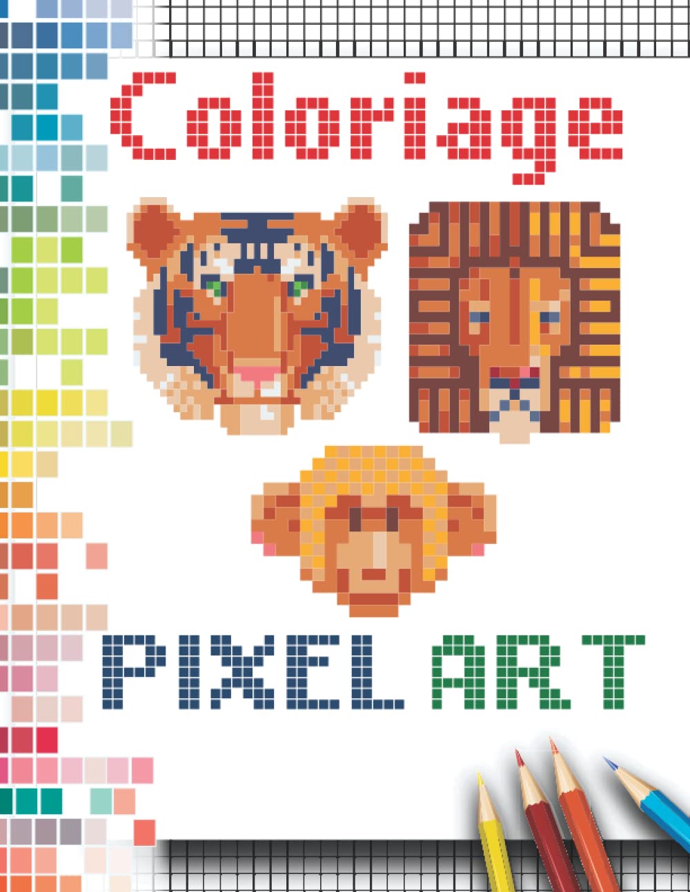 Livre De Coloriage Pixel Art Cahier De Dessin Pixel Art | Desertcart UAE