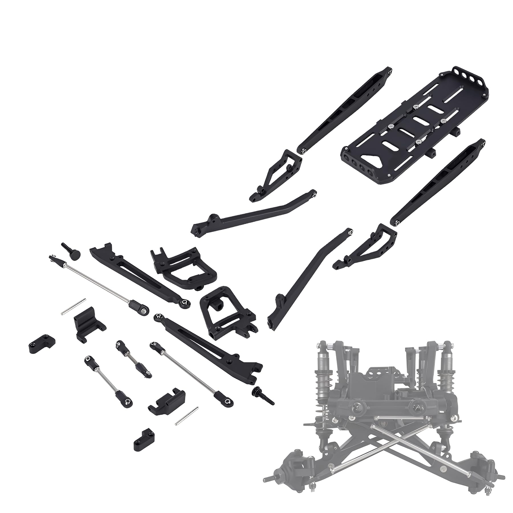 Amazon.com: AMK SCX10 I II Axles Upgrades Kit, Twin I-Beam 2WD Pre ...
