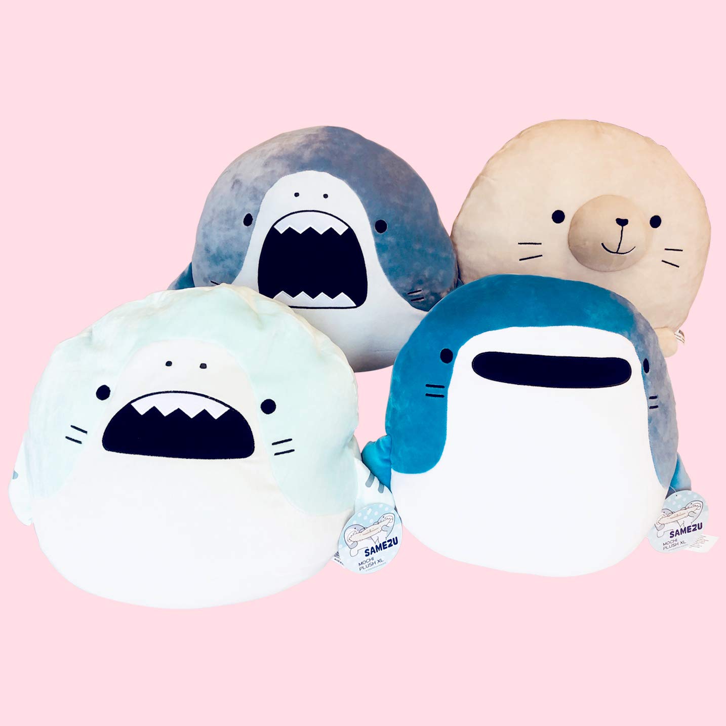 CLEVER IDIOTS INC SAMEZU Mochi Squishy Plush Stuffed Animal - Cute ...