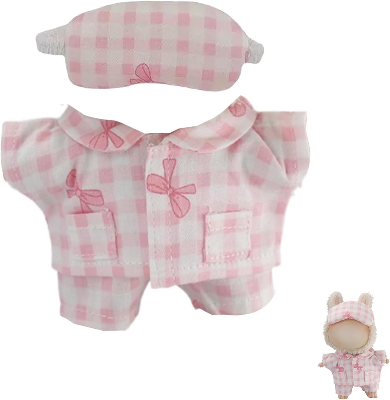 Amazon.com: Doll Outfit for Labubu, 17cm Doll Clothes for Labubu ...