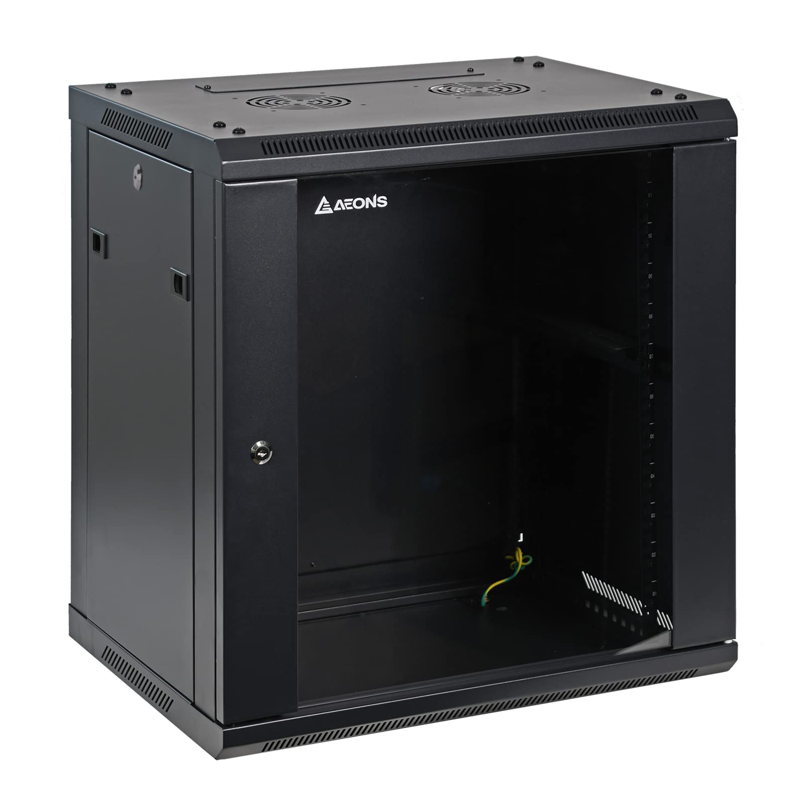 Buy AEONS 12U Professional Wall Mount Network Server Cabinet Enclosure ...