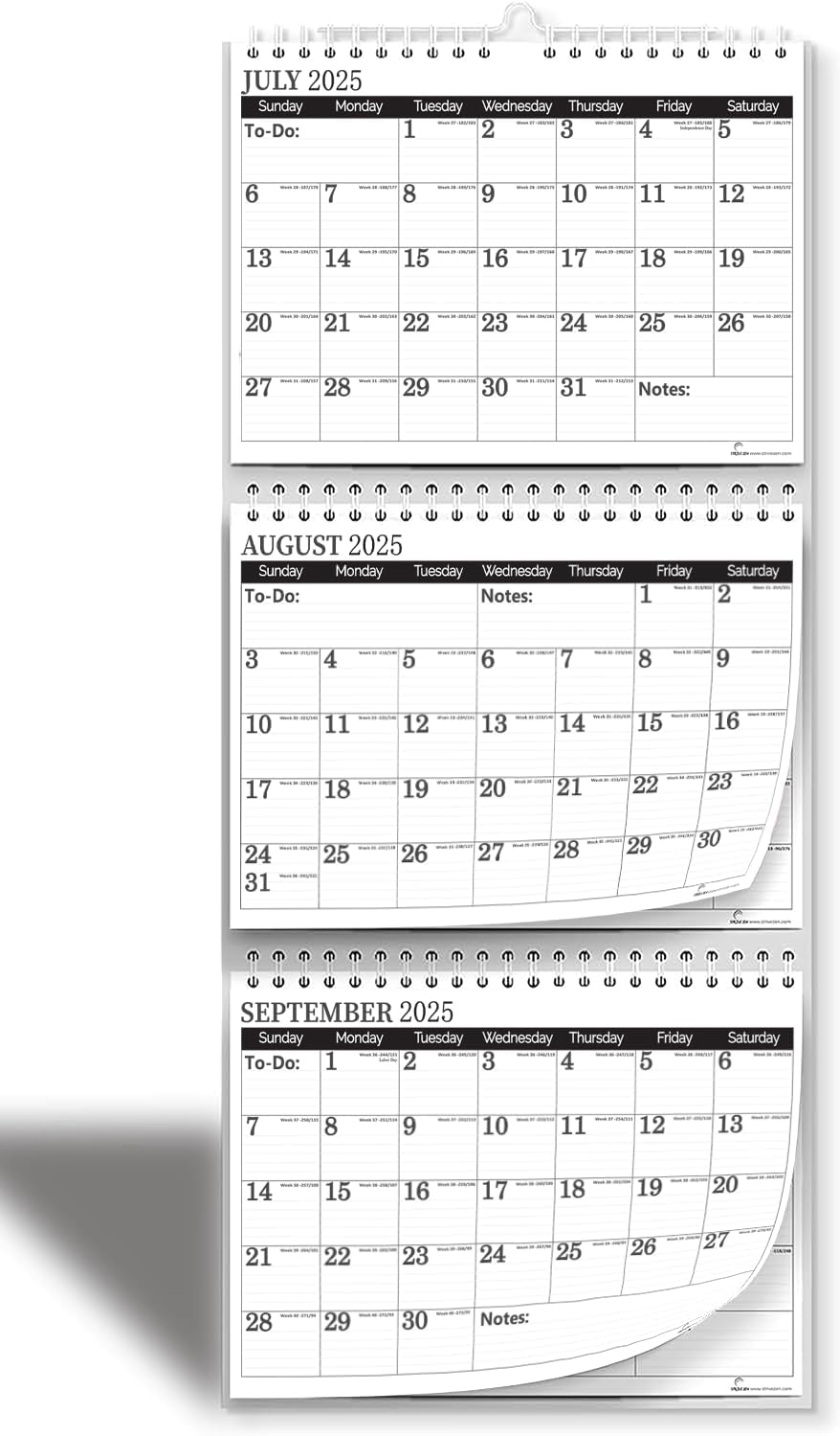 Amazon.com : Kritkin Glass Whiteboard Calendar 36 x 18 3 Month Dry ...