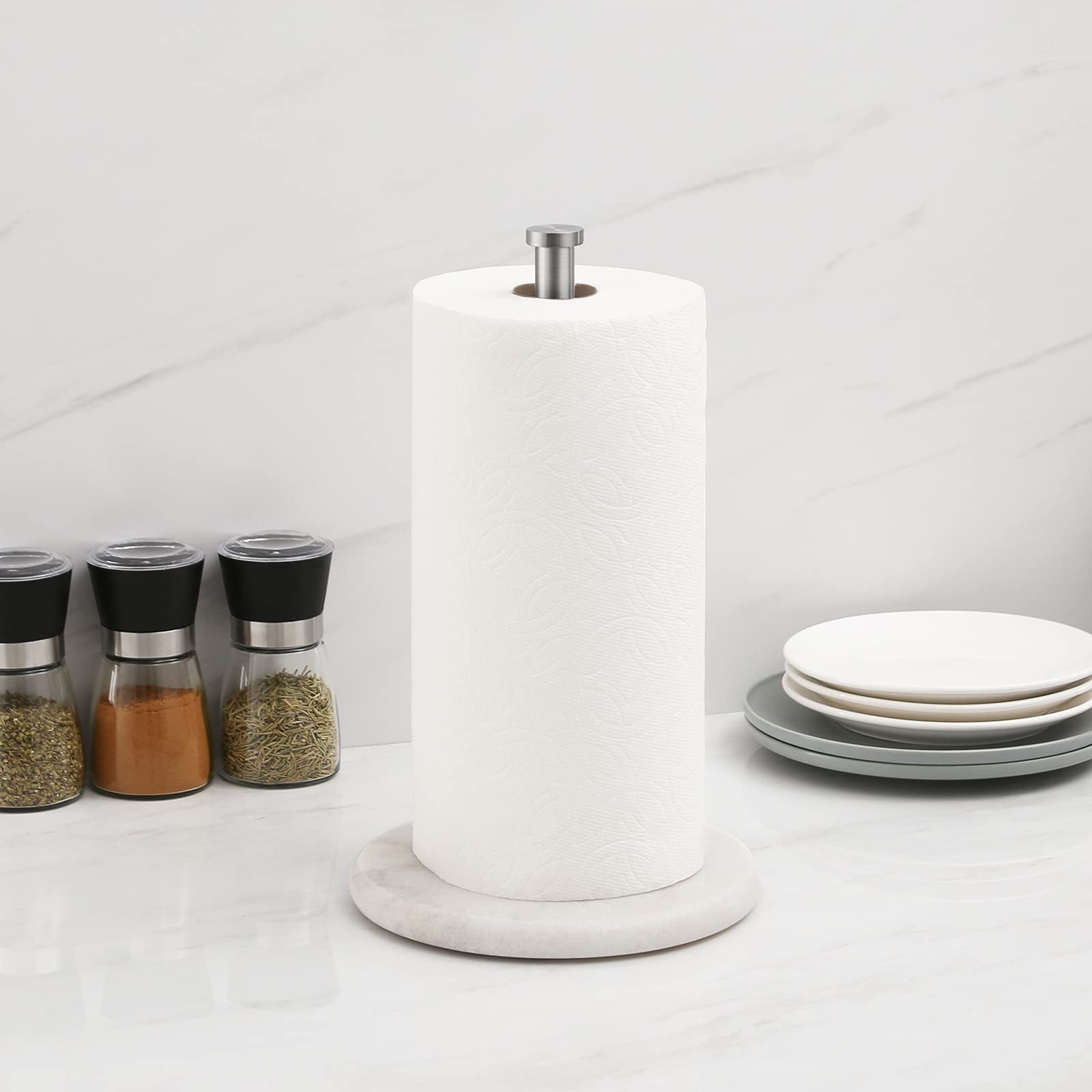 KES Paper Towel Holder Kitchen Standing Paper Towel Roll Holders with ...