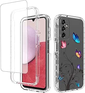 Amazon.com: Vavies Case for Galaxy A14 5G Case, Samsung A14 5G SM-A146B Case with Tempered Glass ...