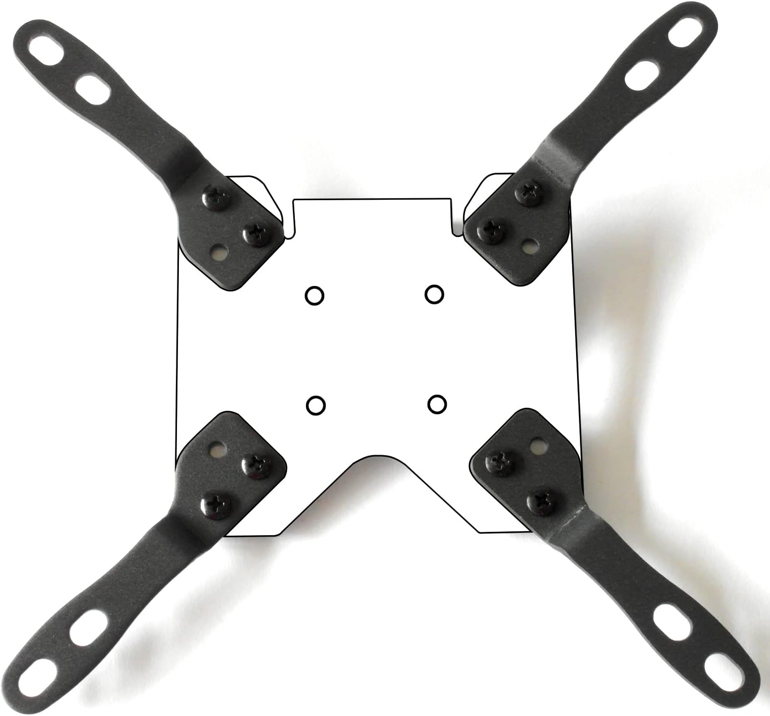 ROLINE VESA Adapter aus Stahl in schwarz Halterung für Monitor oder ...