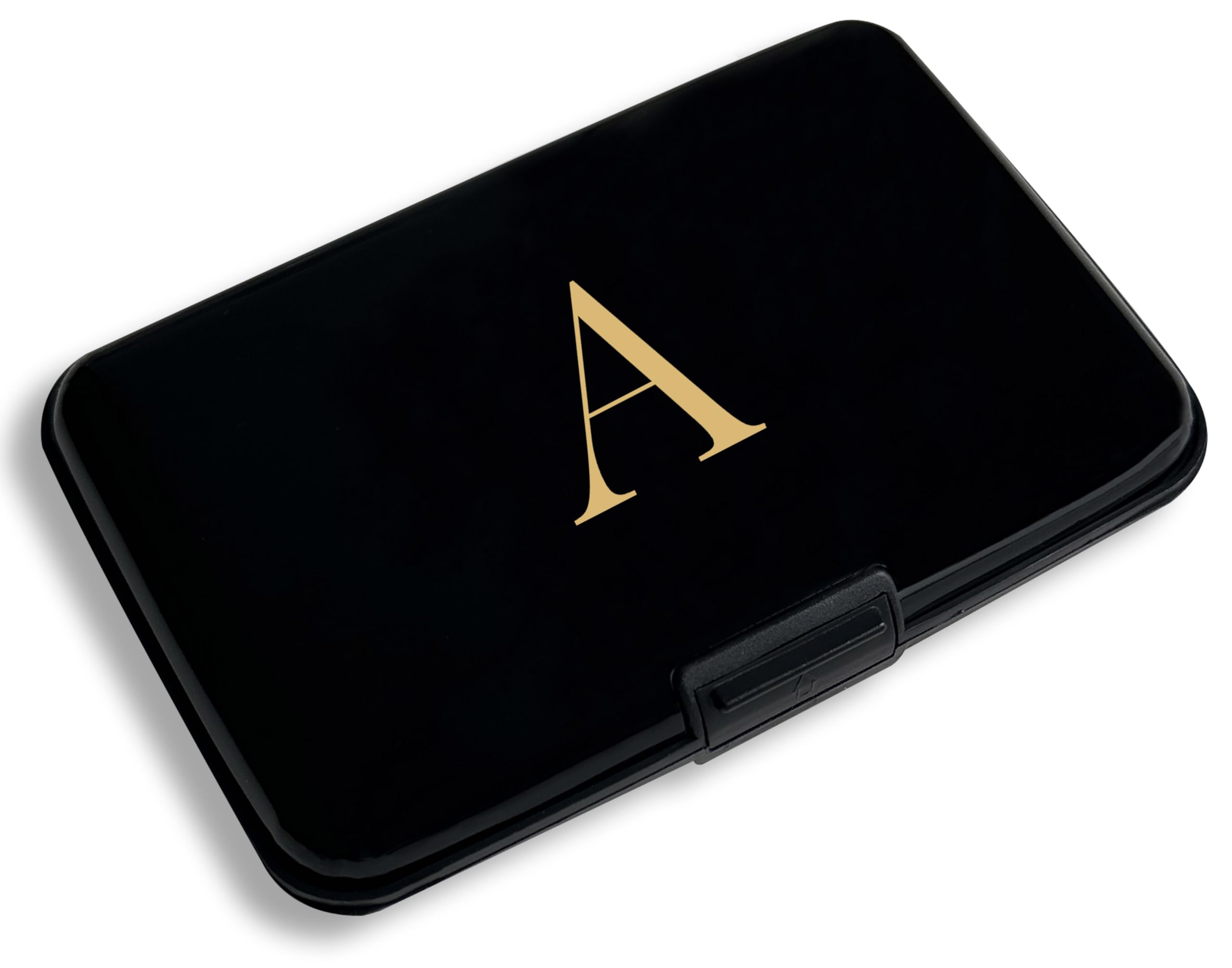 Amazon.com: Rykitop Initial Letter Credit Card Holder,RFID Blocking ID ...