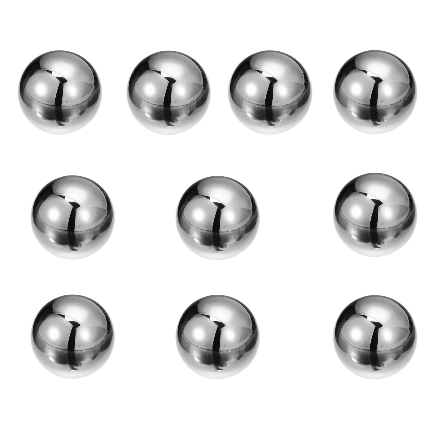 CYIWPH Ten 1" Inch Diameter Hardened Chrome Solid Steel Bearing Balls ...