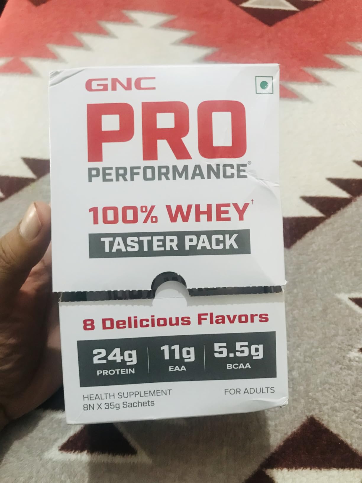 GNC Pro Performance 100% Whey Protein Powder Taster Pack,Boosts Strength & Endurance,Builds Lean ...