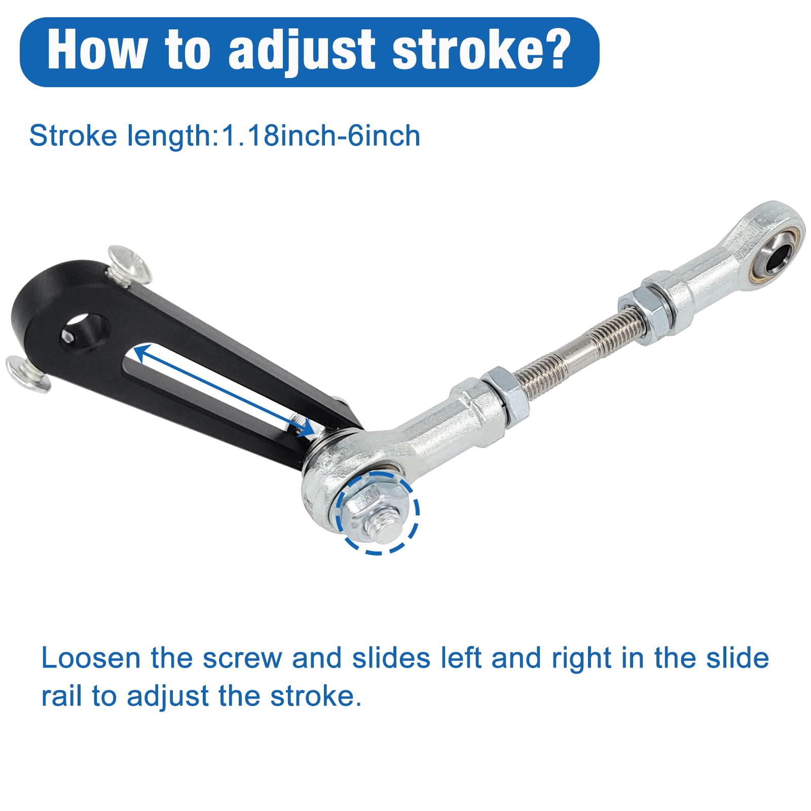 Snapklik.com : JQDML Rocker Arm Motor Arm For Reciprocating Linear ...