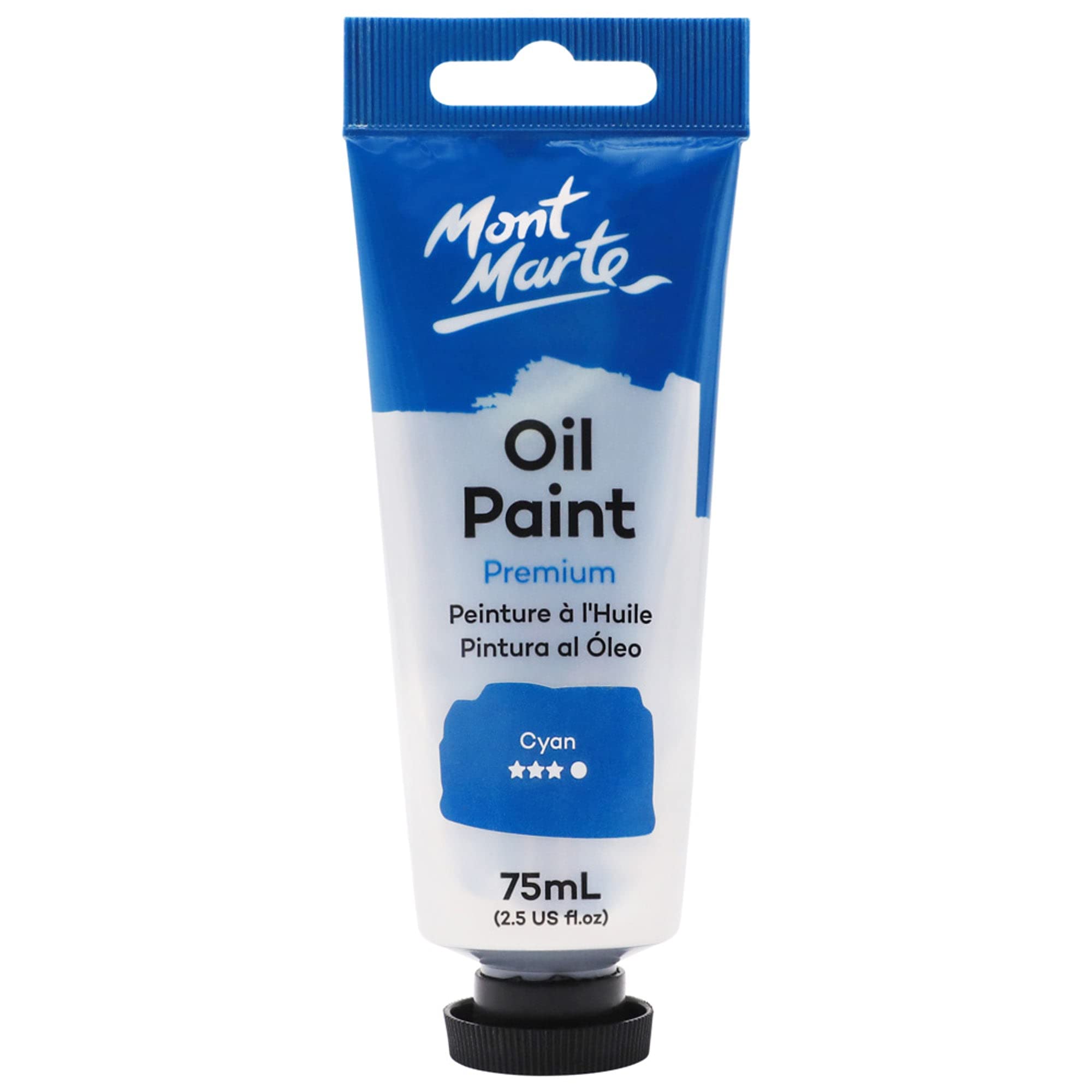 Mont Marte Premium Oil Paint 75ml (Cyan) : Amazon.in: Home Improvement