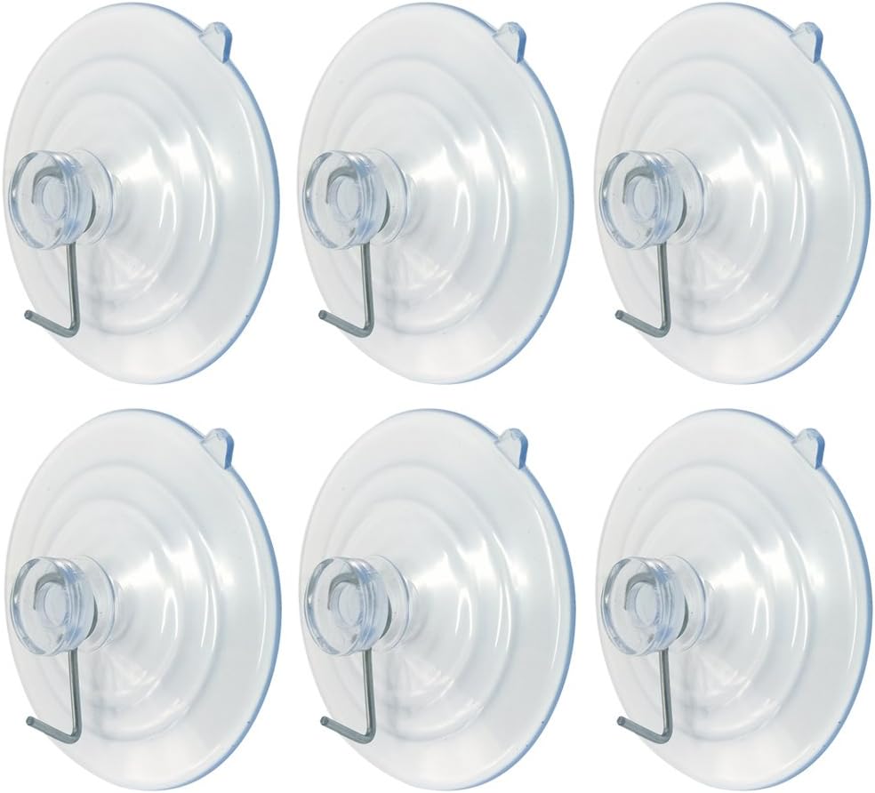 Amazon.com: Alamic Suction Cup Hooks 2 1/2" Ultra Strong Large Suction ...