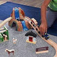 Amazon.com: KidKraft Wooden Rural Farm Train Set with 75 Pieces ...