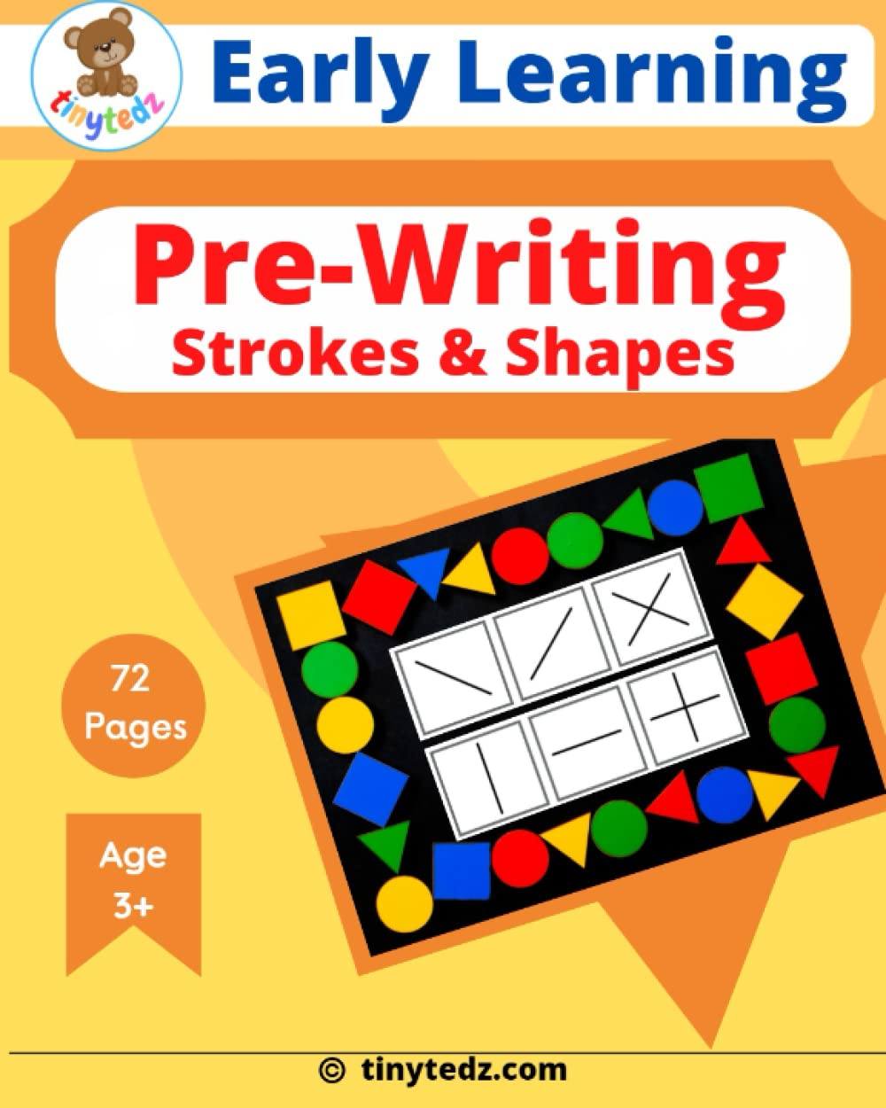 Early Learning - Prewriting Strokes and Shapes - Age 3+ - 72 Pages ...