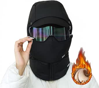 Windproof Full Coverage Outdoor Cycling Mask with Glasses,Winter ...