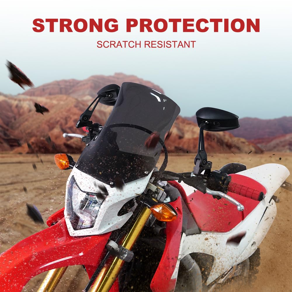 Snapklik.com : Xitomer Windshield Fit For DR650 2002-2025 & XR650L 1993 ...