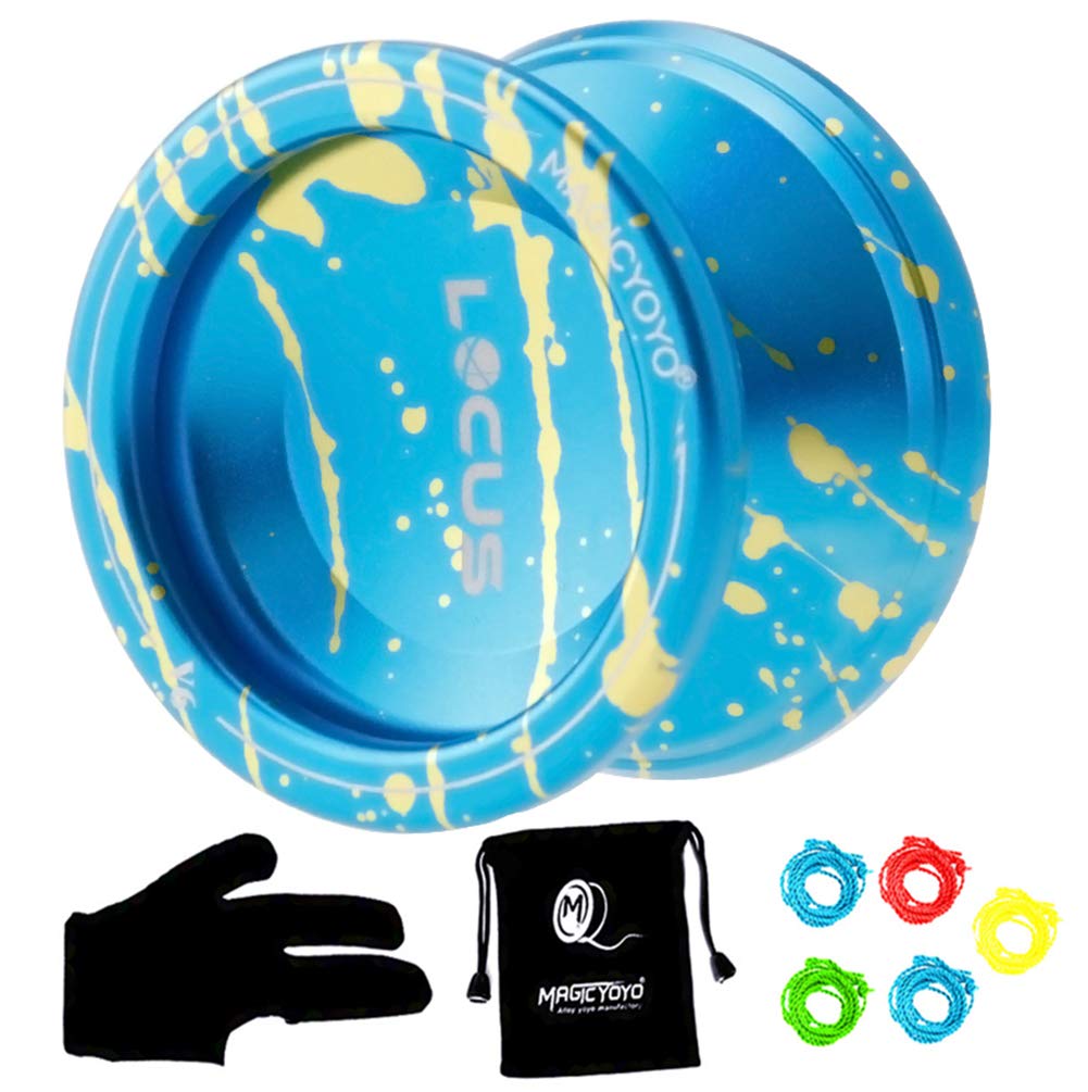 Buy (Blue + Yellow) - MAGICYOYO Responsive V6 Locus Aluminium Alloy ...