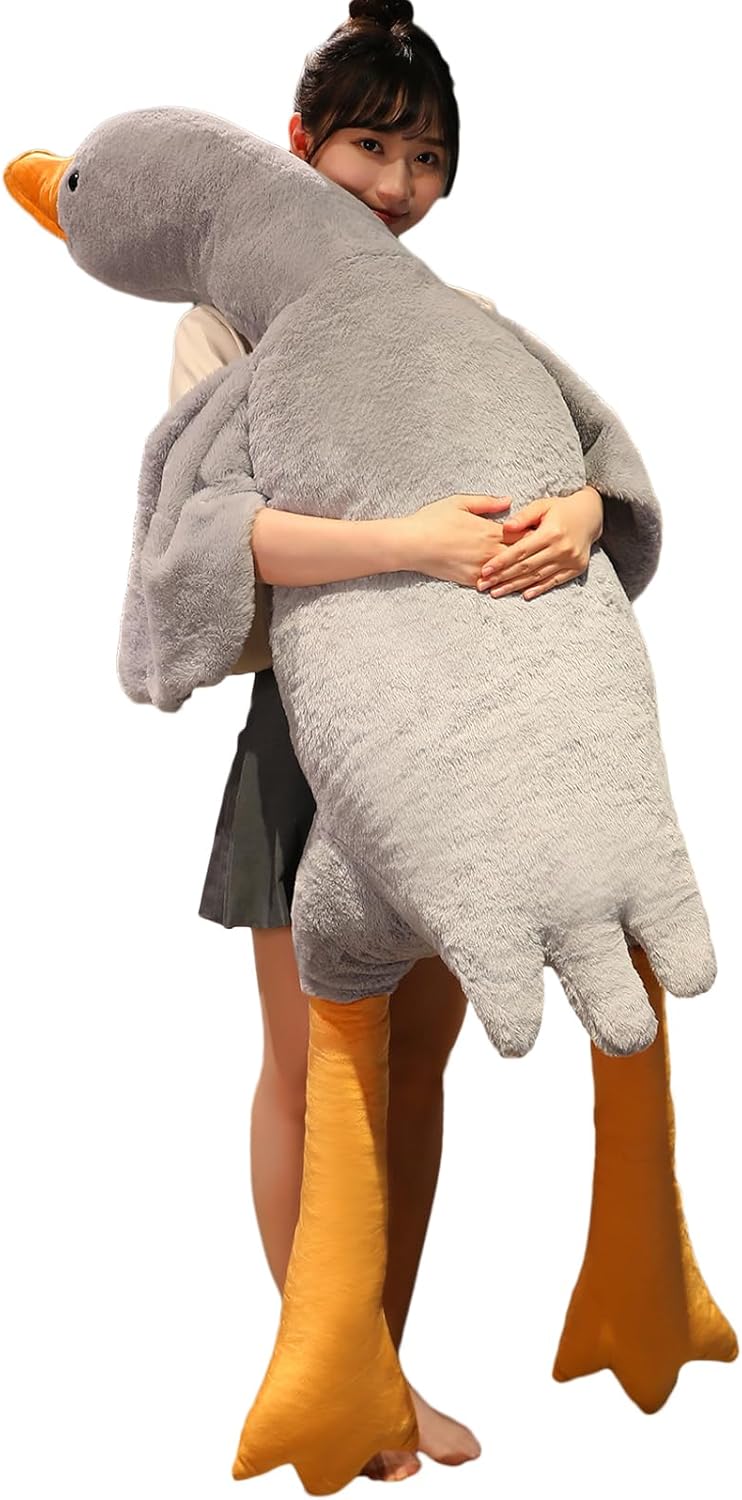 Amazon.com: Doireum Swan Stuffed Animal, 74.8" 4.85 lbs Swan Plush Toy ...