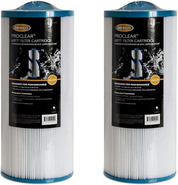 Amazon.com: Jacuzzi 6000-383AJ Filter, 60 Sq Ft, J-300 Series 2002 ...