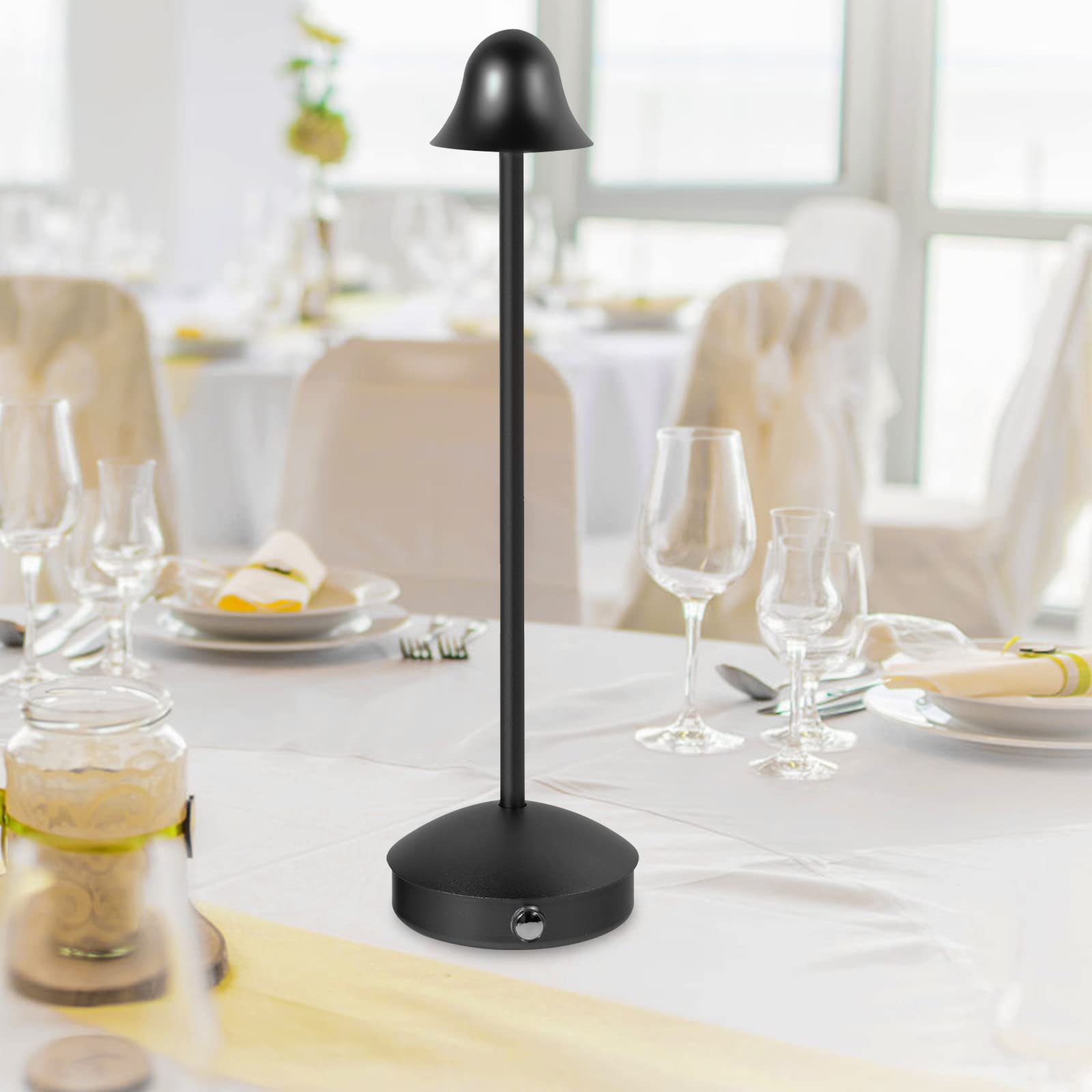 LIGHTJXDS Cordless Led Table Lamp, Rechargeable Outdoor Table Light ...