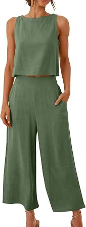 Ensemble en lin pour femmes 2025, costumes en lin de coton grande ...