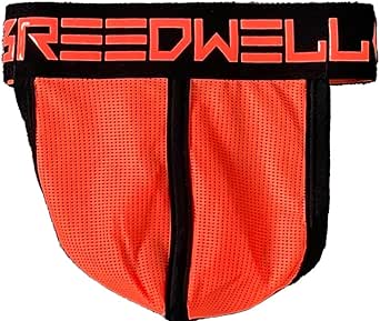 Amazon.com: Breedwell Mens Nightcrawler Mesh Jockstrap Neon Orange ...