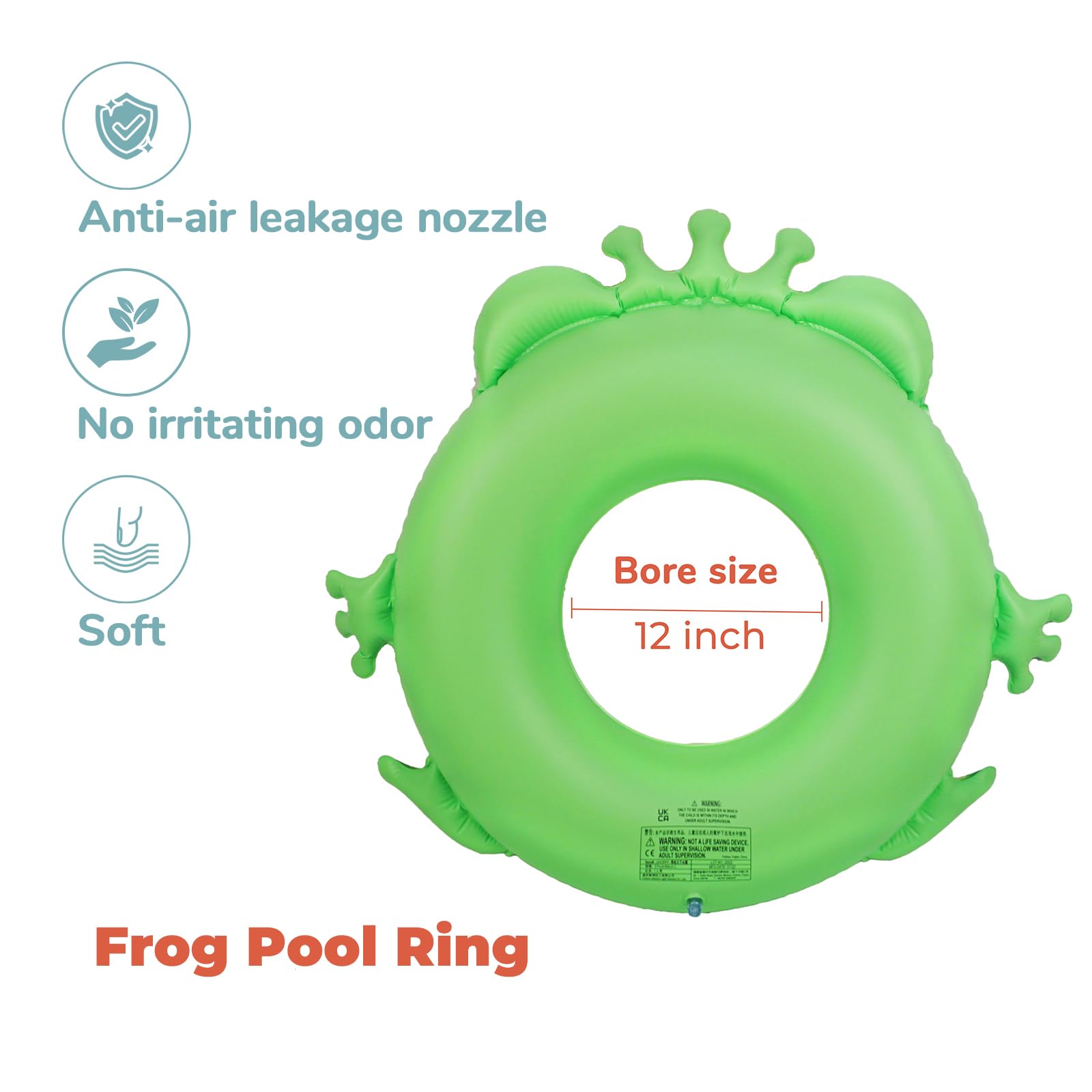 Snapklik.com : HOHQB Pool Floats Kids : Swim Rings Floaties For Kids 3 ...