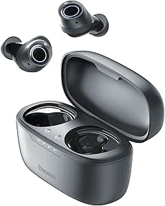 Amazon.com: Baseus Active Noise Cancelling Wireless Earbuds, Reduce ...