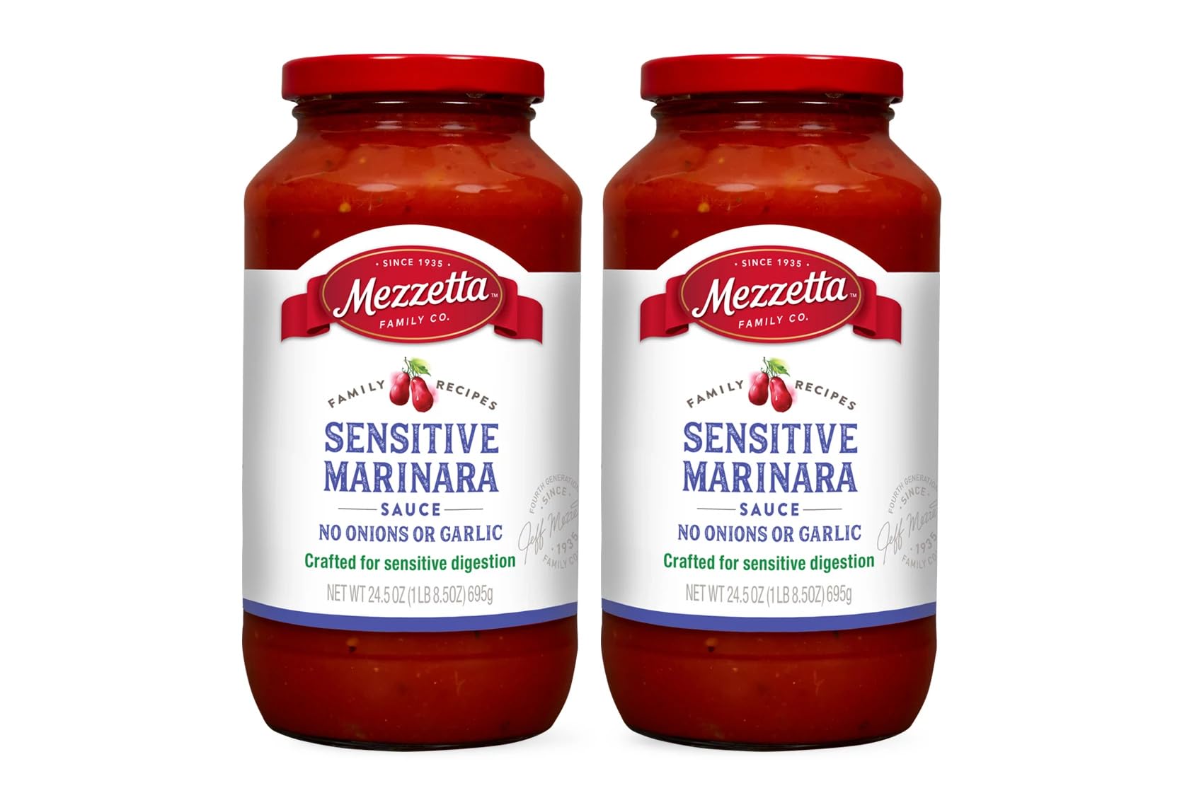 Amazon.com : Mezzetta Family Recipes Sensitive Marinara Sauce | Non-GMO ...