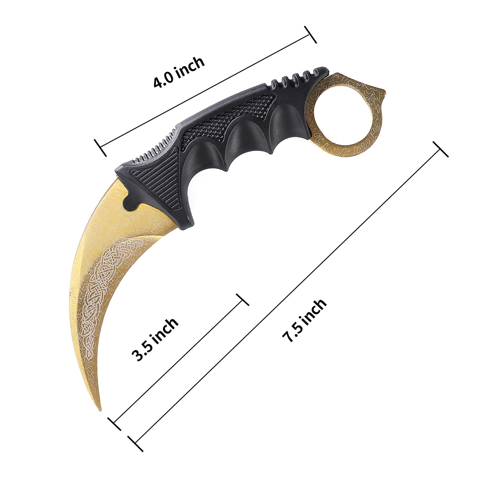 Buy Milaloko Karambit Knife Trainer No Offensive Karambit Trainer ...